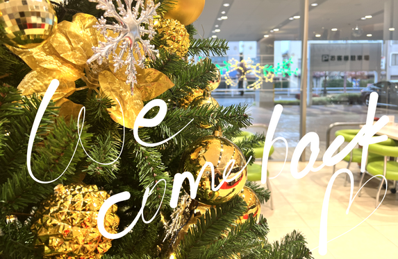 【We come back♡】ブログ再開と12月定休日のご案内🎄